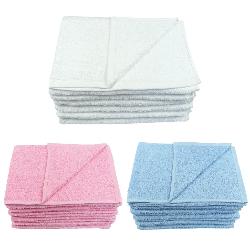 WhiteBots 6 pack Terry Squares 60cm by Bright Bots